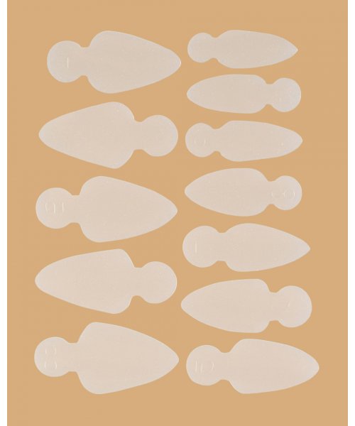 Mold Long Stiletto - Stencils for French manicure on top forms (12 pcs ...
