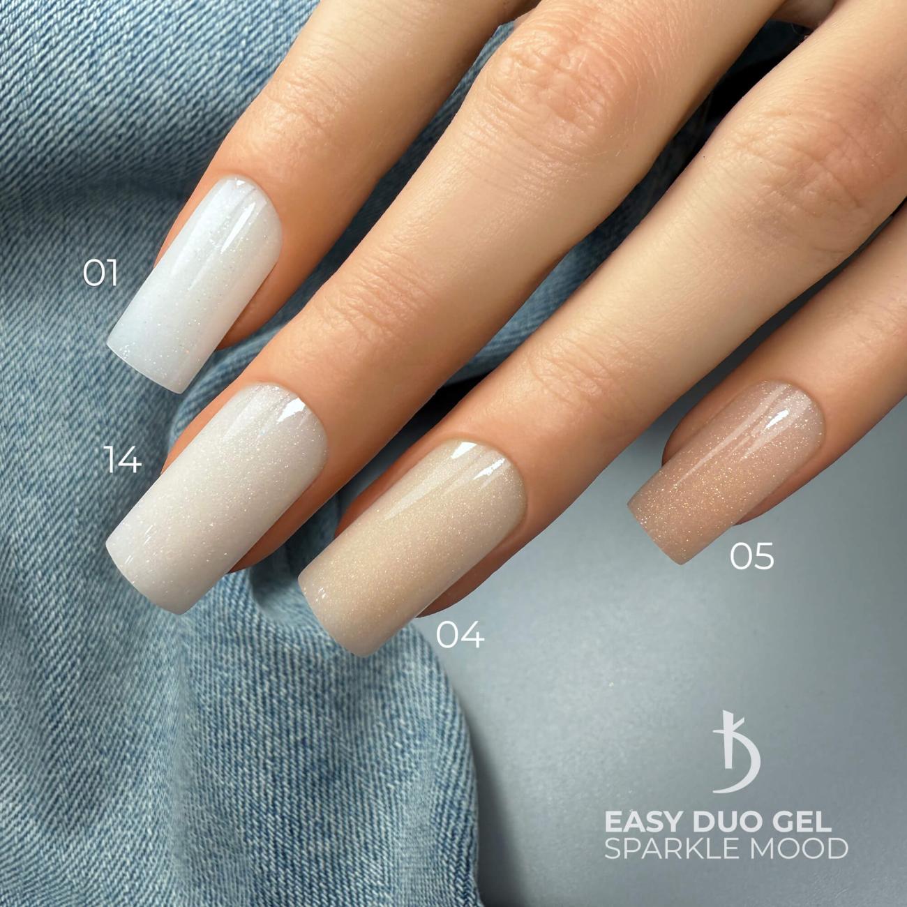 Professional acrylic-gel system Easy Duo Gel “Sparkle mood” № 14 30 g ...
